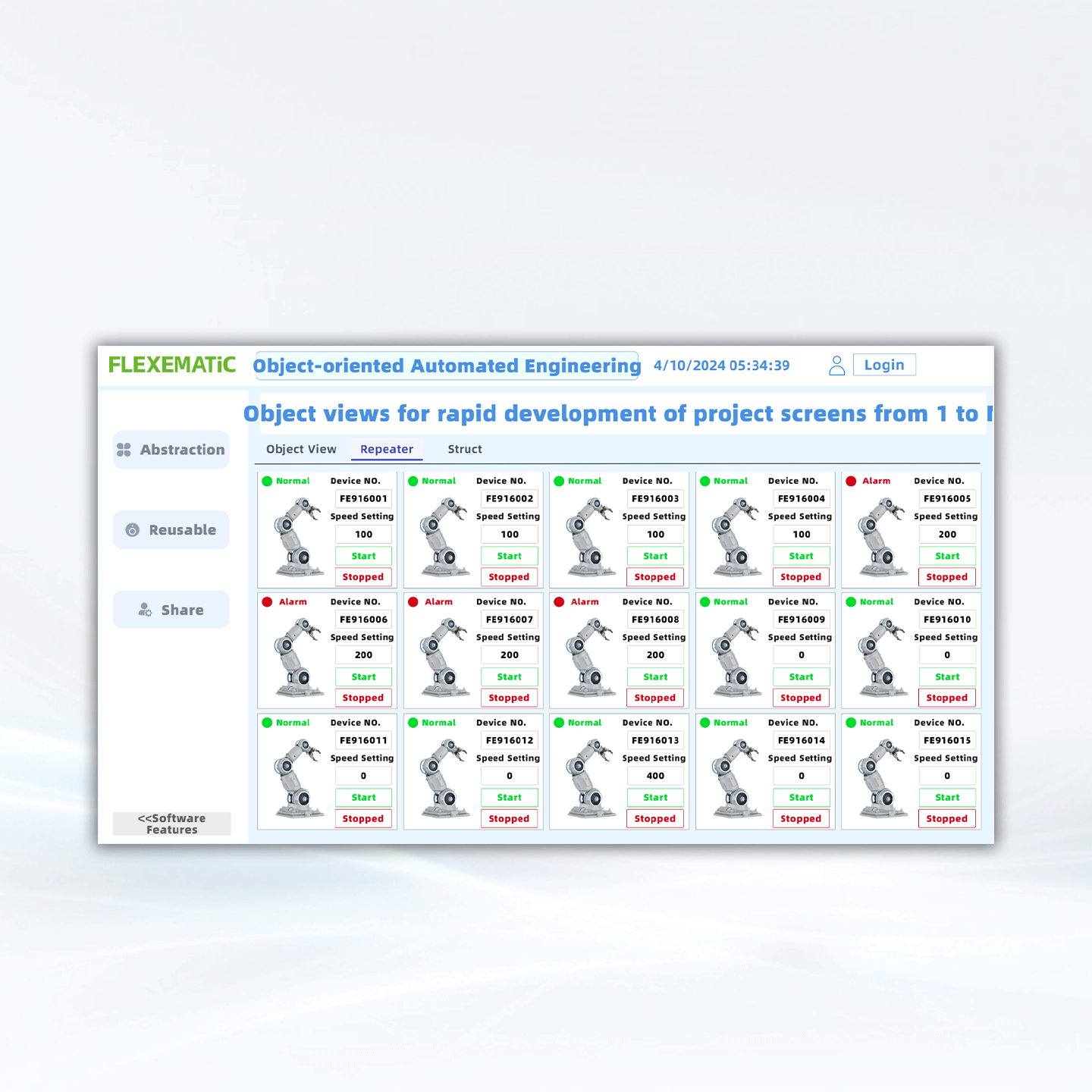 SCADA-10000 points – Flexematic